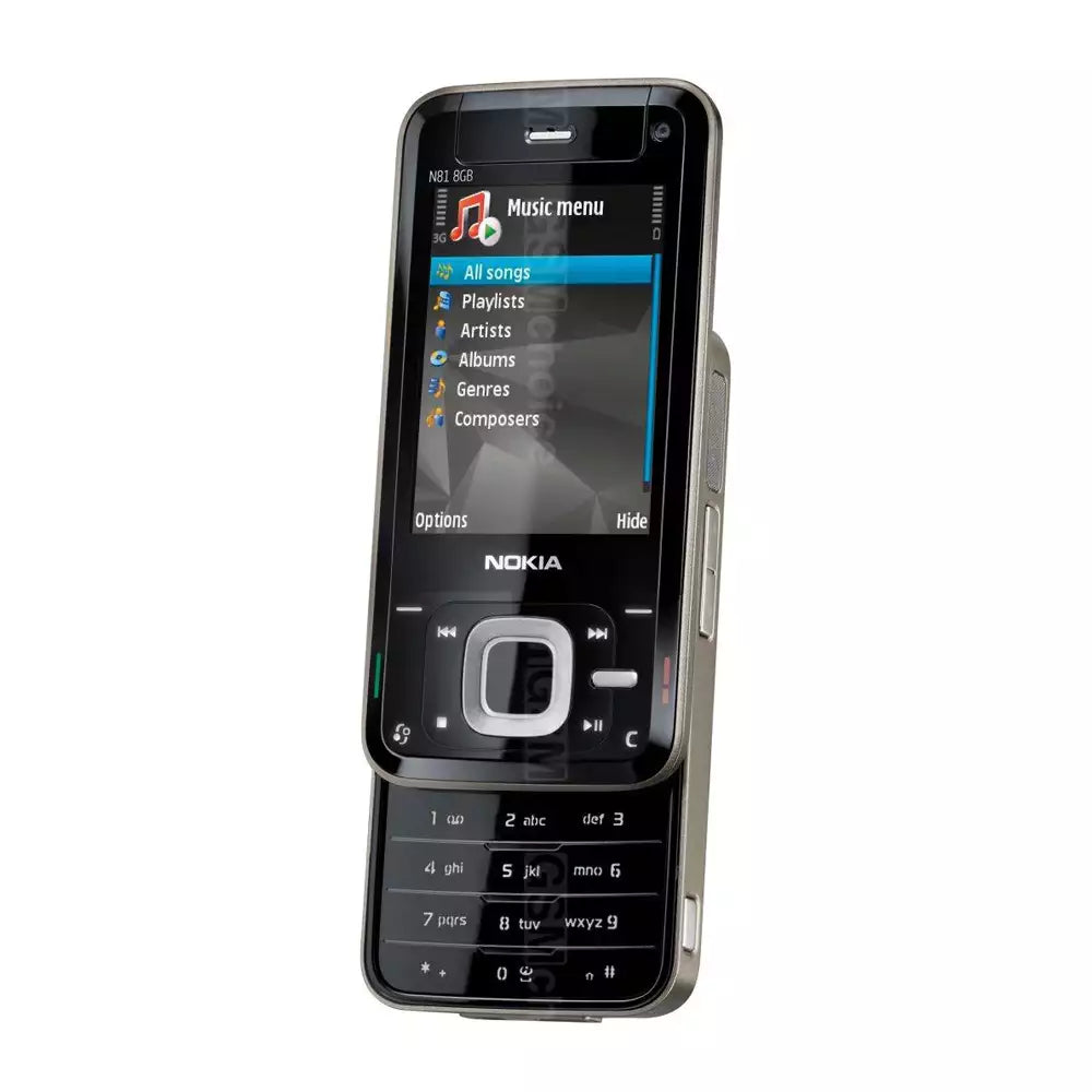 (Pre-Owned, Good) Nokia N-Series N81, Slider Phone With N-Gage (Black ...